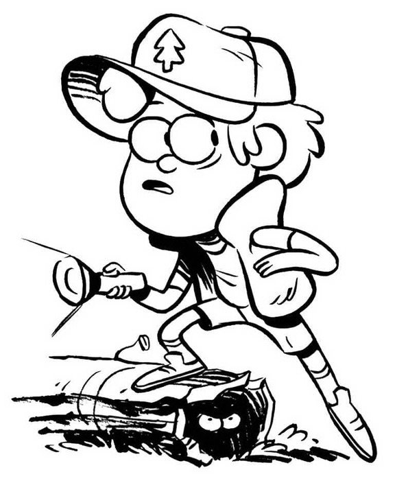 Dibuja Dipper de Gravity Falls para colorear, imprimir e dibujar ... Dibuja Dipper de Gravity Falls para colorear, imprimir e dibujar ...