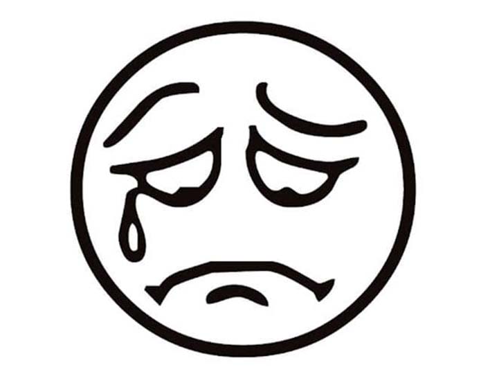 Dibuja gratis imagen de Emoji triste para colorear, imprimir e dibujar ... Dibuja gratis imagen de Emoji triste para colorear, imprimir e dibujar ...