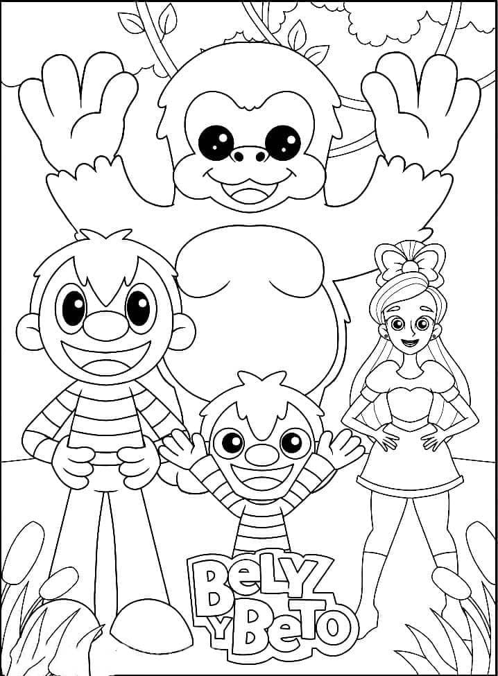 dibujar bocetos fácilmente Bely y Beto para colorear, imprimir e ... dibujar bocetos fácilmente Bely y Beto para colorear, imprimir e ...