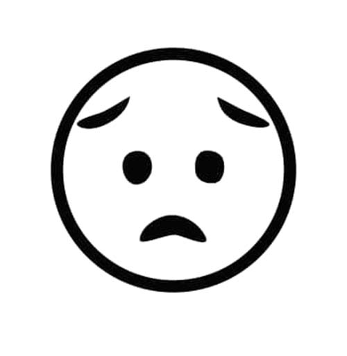 Dibujar emoji triste para colorear, imprimir e dibujar – ColoringLib Dibujar emoji triste para colorear, imprimir e dibujar – ColoringLib