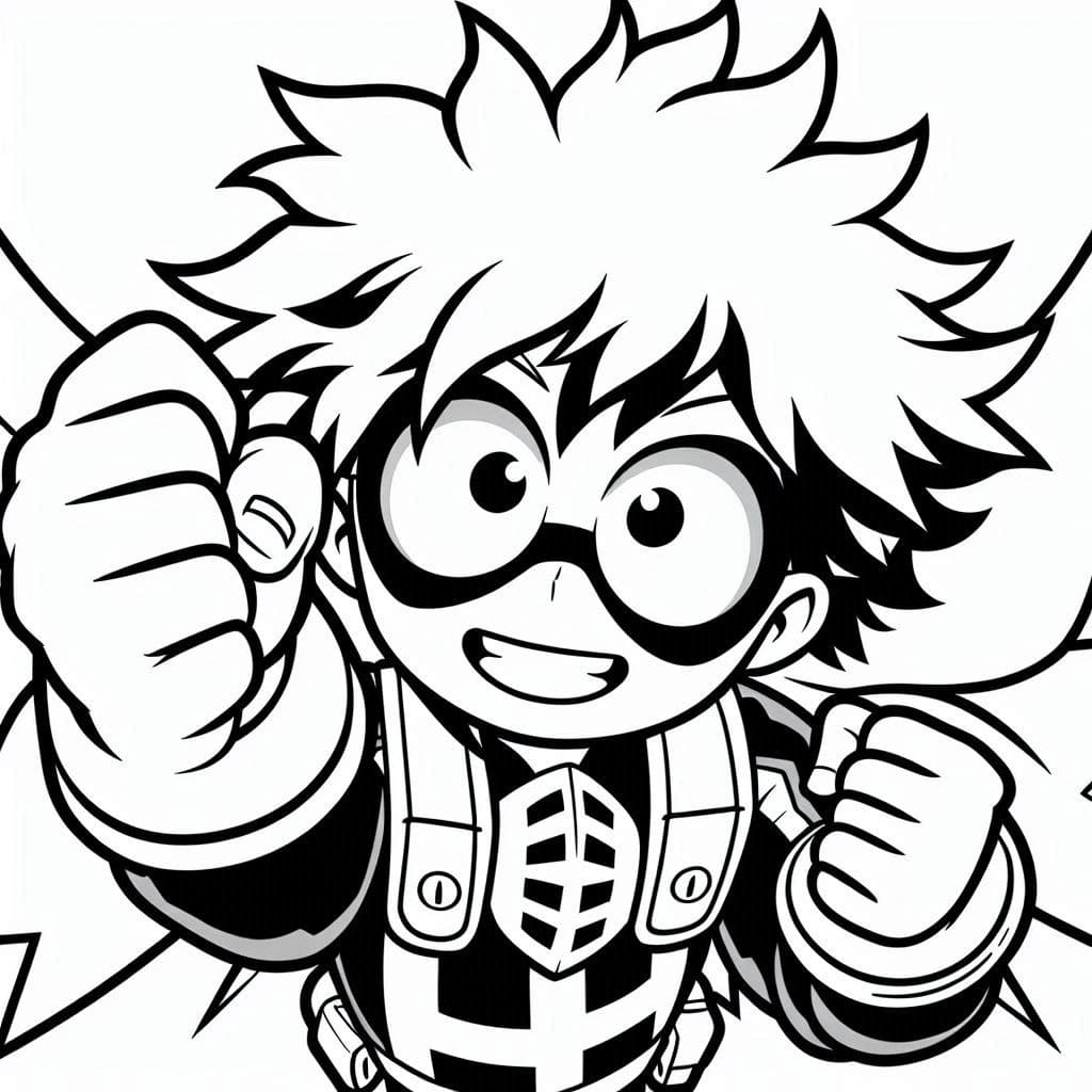 Dibujar My Hero Academia 1 para colorear, imprimir e dibujar – ColoringLib Dibujar My Hero Academia 1 para colorear, imprimir e dibujar – ColoringLib