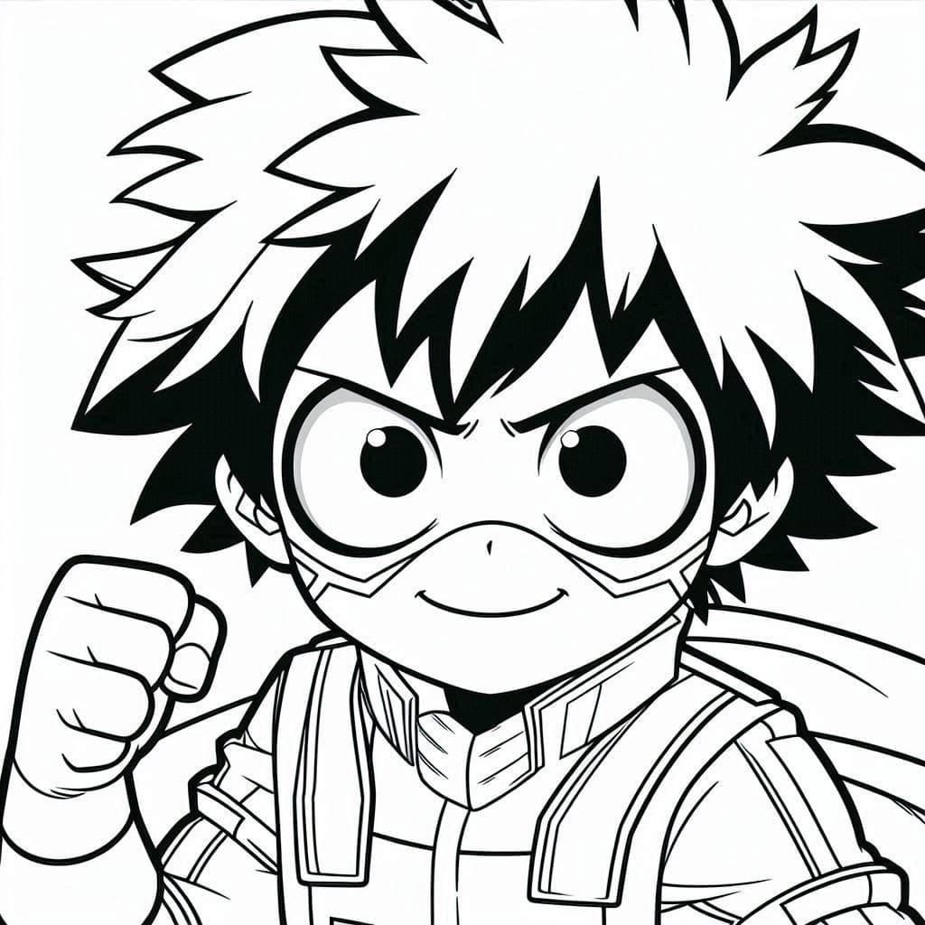 Dibujar My Hero Academia fácil para colorear, imprimir e dibujar ... Dibujar My Hero Academia fácil para colorear, imprimir e dibujar ...