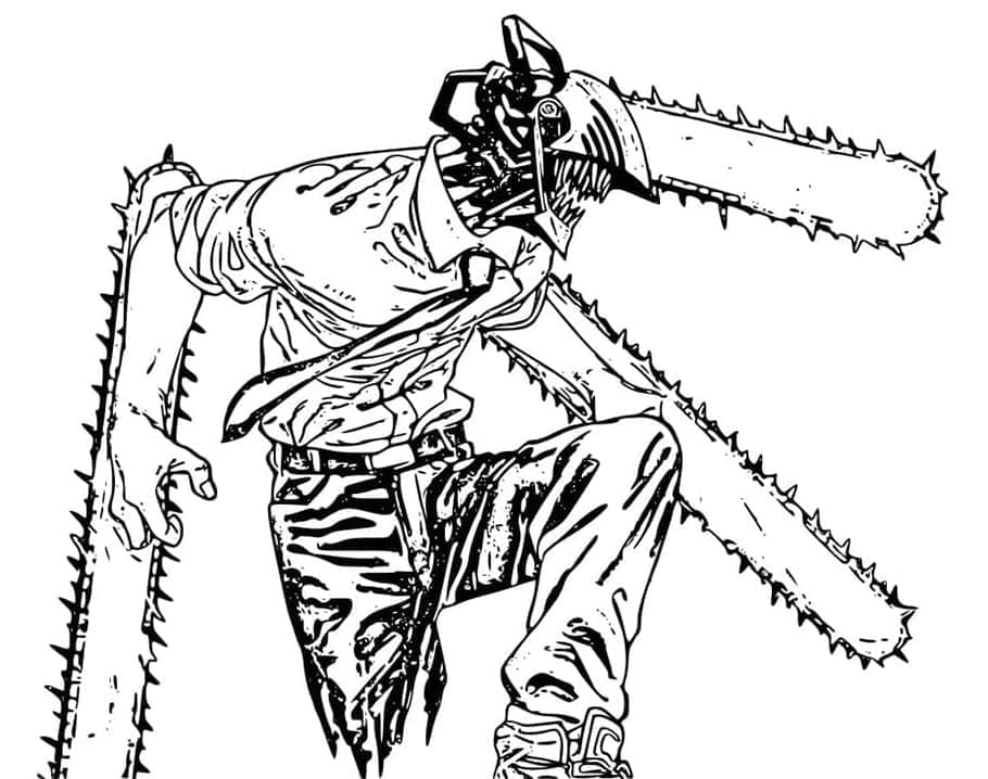 Dibujos de Chainsaw Man para colorear e imprimir – ColoringLib Dibujos de Chainsaw Man para colorear e imprimir – ColoringLib