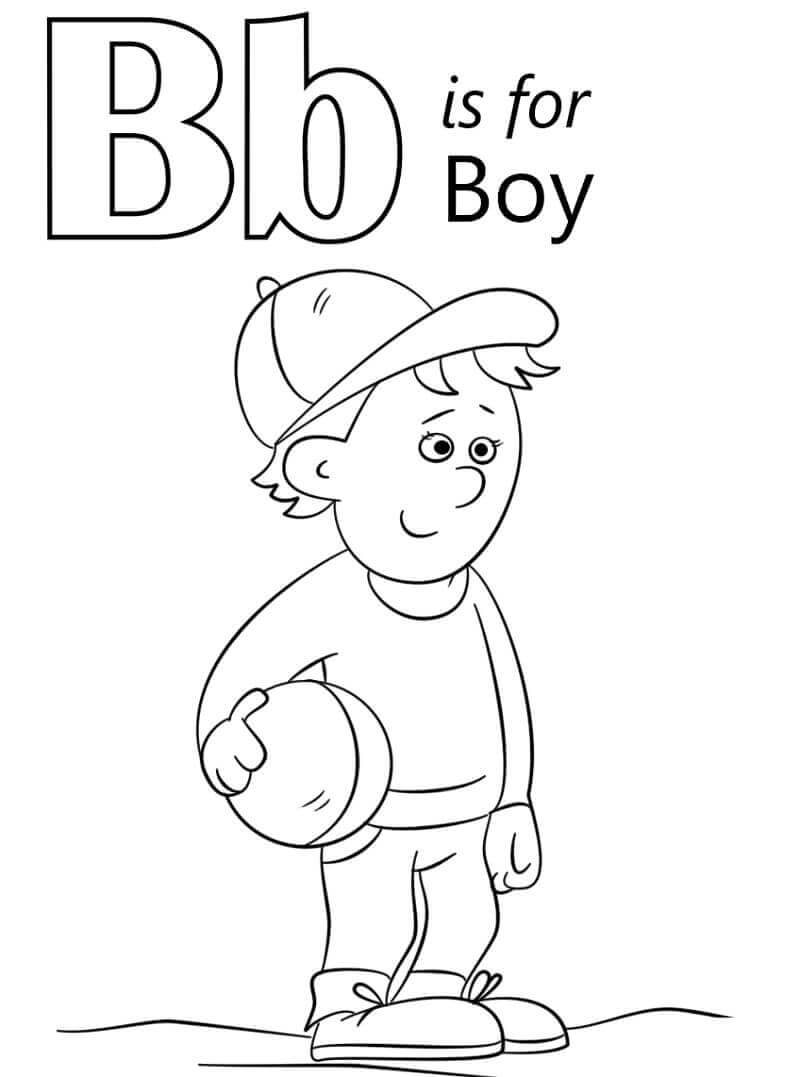 Dibujos De Letra B Para Colorear E Imprimir Coloringlib