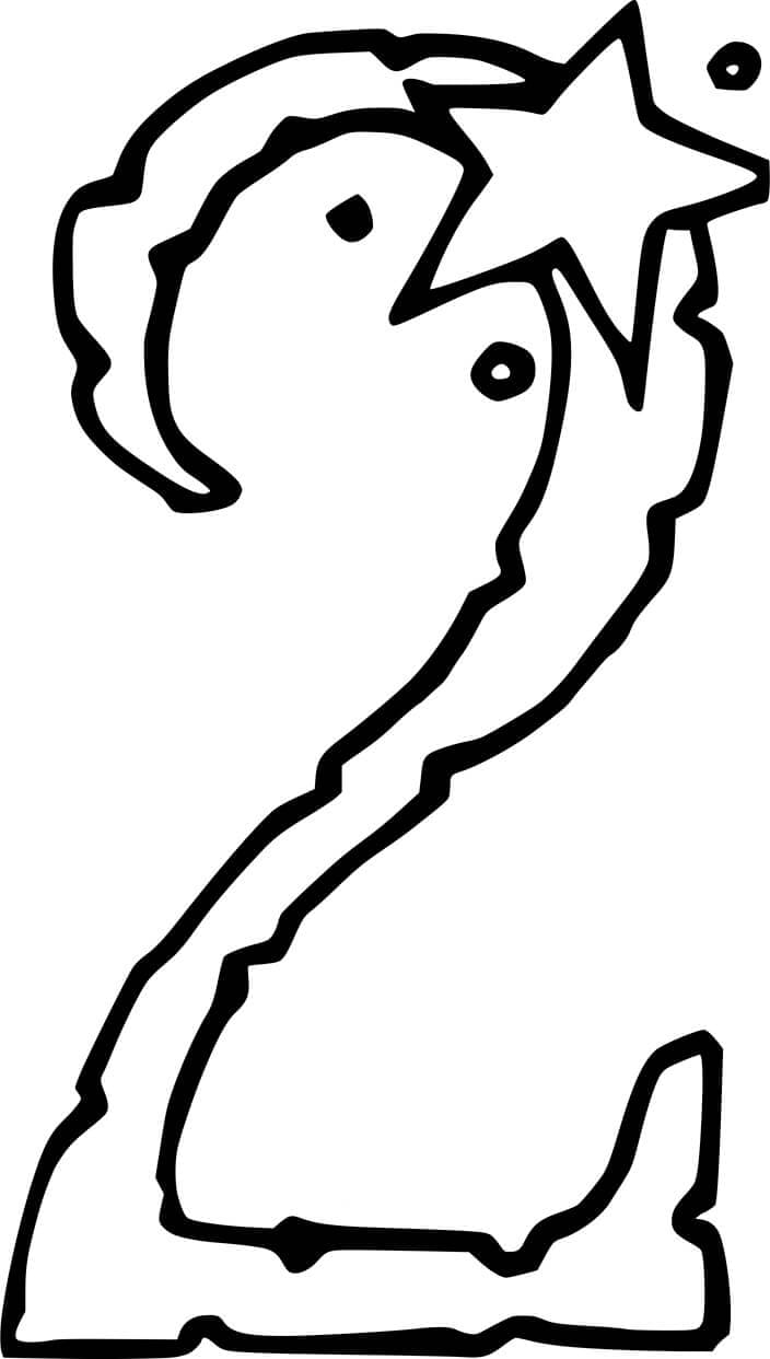 Dibujos de Número 2 (Dos) para colorear e imprimir – ColoringLib Dibujos de Número 2 (Dos) para colorear e imprimir – ColoringLib