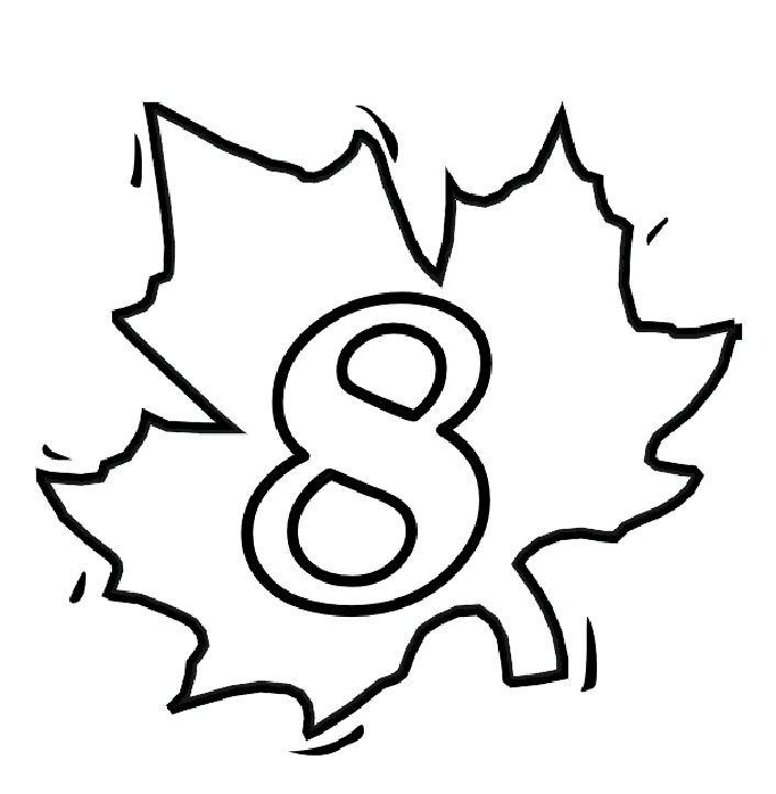 Dibujos de Número 8 (Ocho) para colorear e imprimir – ColoringLib Dibujos de Número 8 (Ocho) para colorear e imprimir – ColoringLib